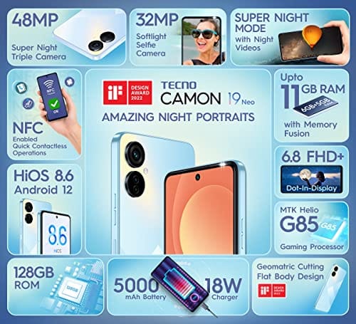 Tecno Camon 19 Neo Images, Official Pictures, Photo Gallery and 360 View